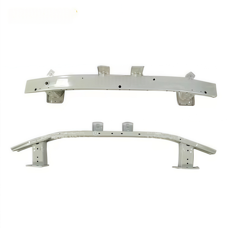 Introduction of the front bumper trim assembly, rear bumper reinforcem