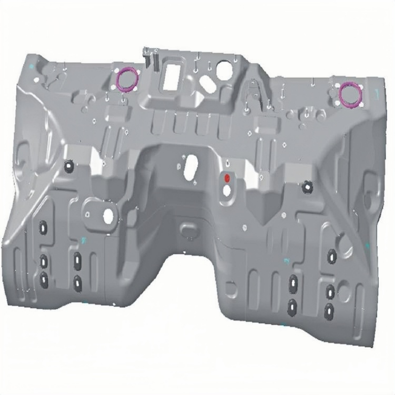 Introduction of the front panel, front doors and fenders in the body p