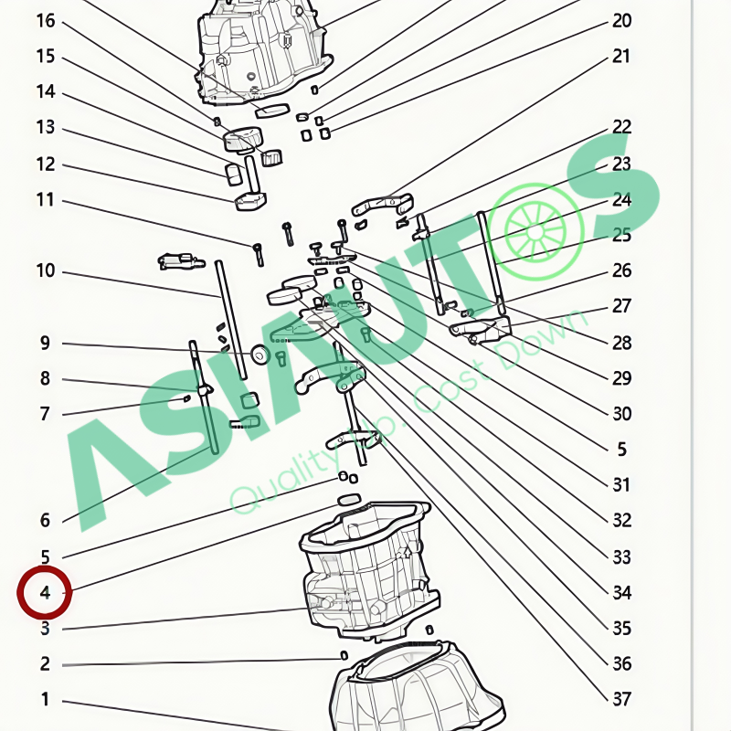 MA9330 | MAXUS/LDV V90(Deliver 9) 2.0T 2020 6MT transmission front oil