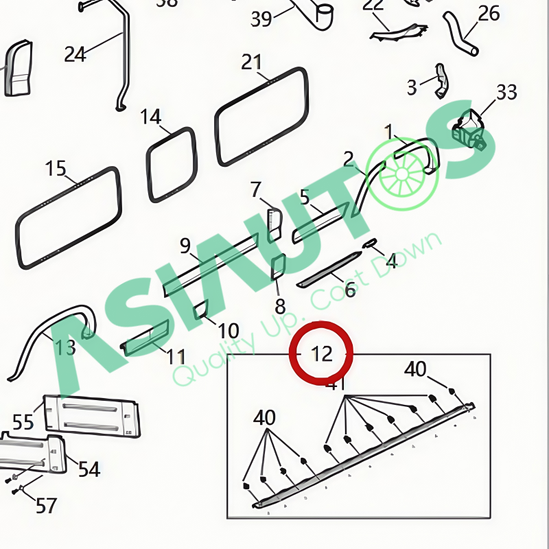 MA9314 | MAXUS/LDV V90(Deliver 9) 2.0T 2020 Right center axis of cente