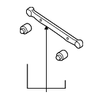 Hyundai 55100-2G000 Rear Lateral Arm