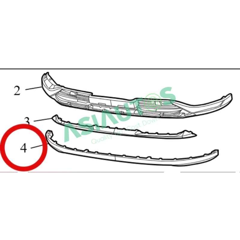 MA6255 | MAXUS/LDV D60/EUNIQ 6/MIFA6 SGE 1.5T Plus 2021 Front lower bu